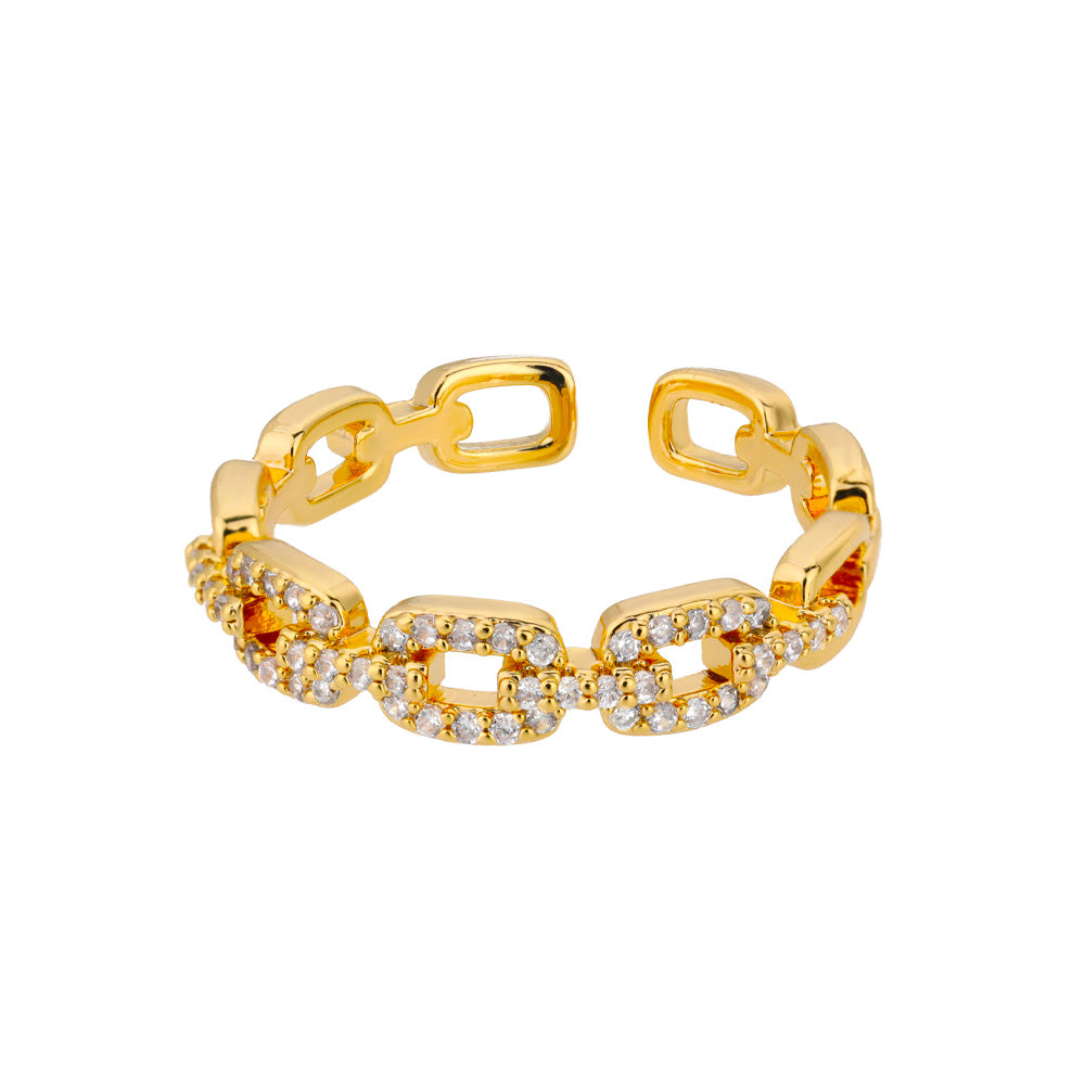 Iced Link Ring